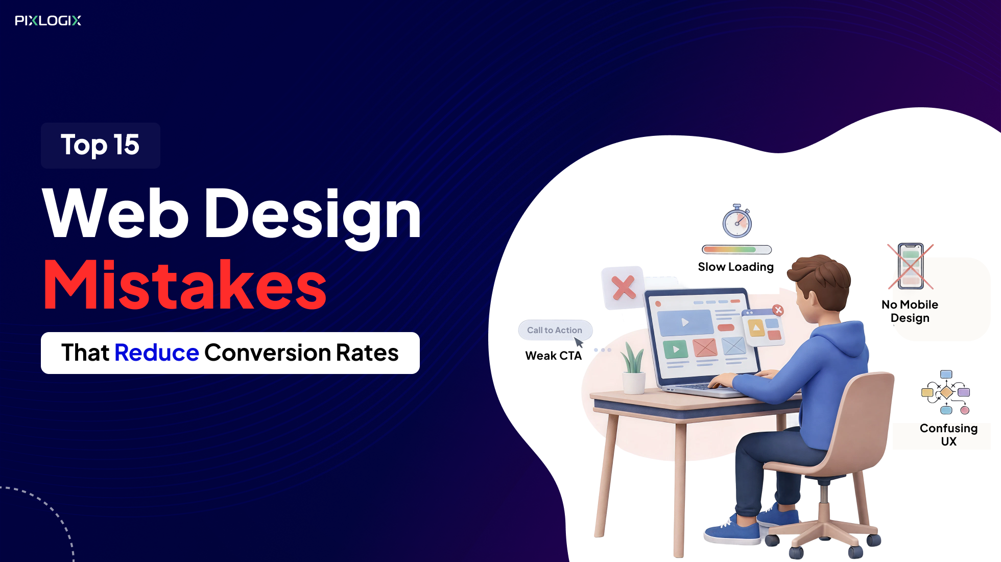 Top 15 Web Design Mistakes That Reduce Conversion Rates