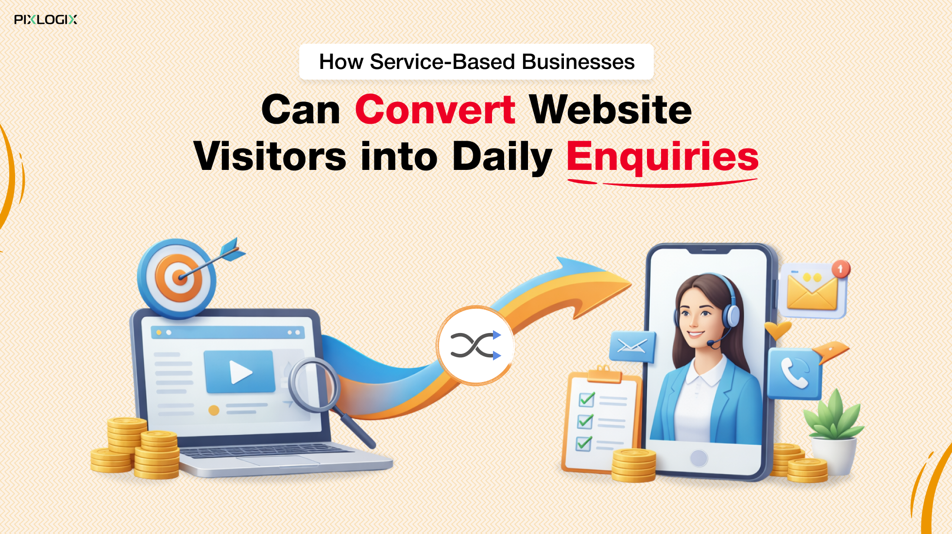 How Service Businesses Convert Website Visitors into Enquiries